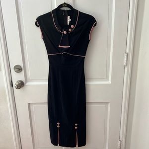 Stop Staring | Dresses | Stop Staring Retro 3s Bombshell Dress Black ...
